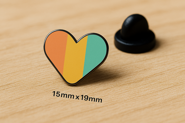 Bundle 5 x Autism Month True Colours Heart Lapel Pins - Autism Queensland